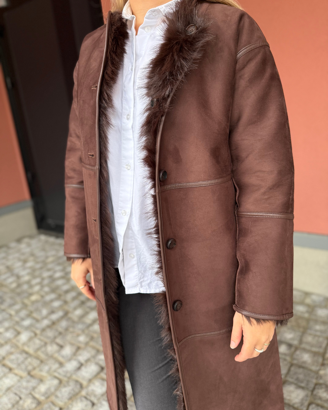 Suedette Bonded Chocolate - Centrum Sko AS