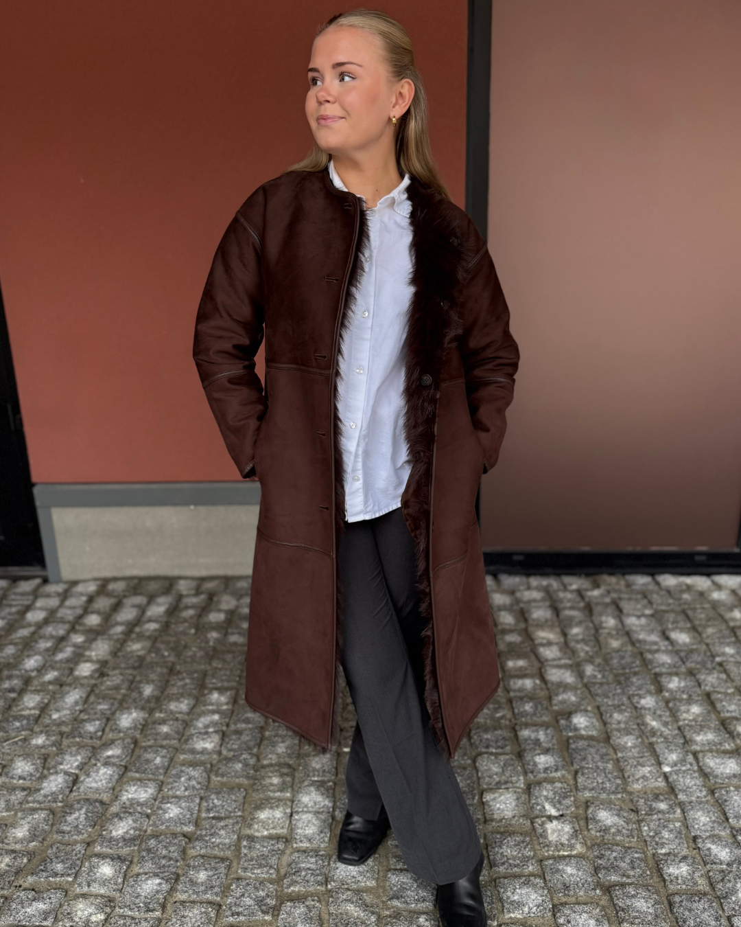 Suedette Bonded Chocolate - Centrum Sko AS