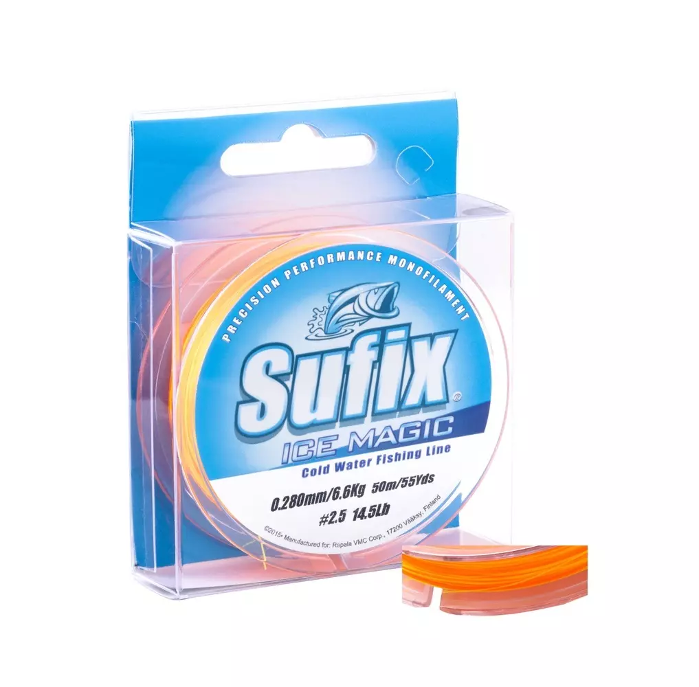 Sufix Ice Magic Gul/Orange 50m 0,225mm - CANYON JAKT & FISKE AS