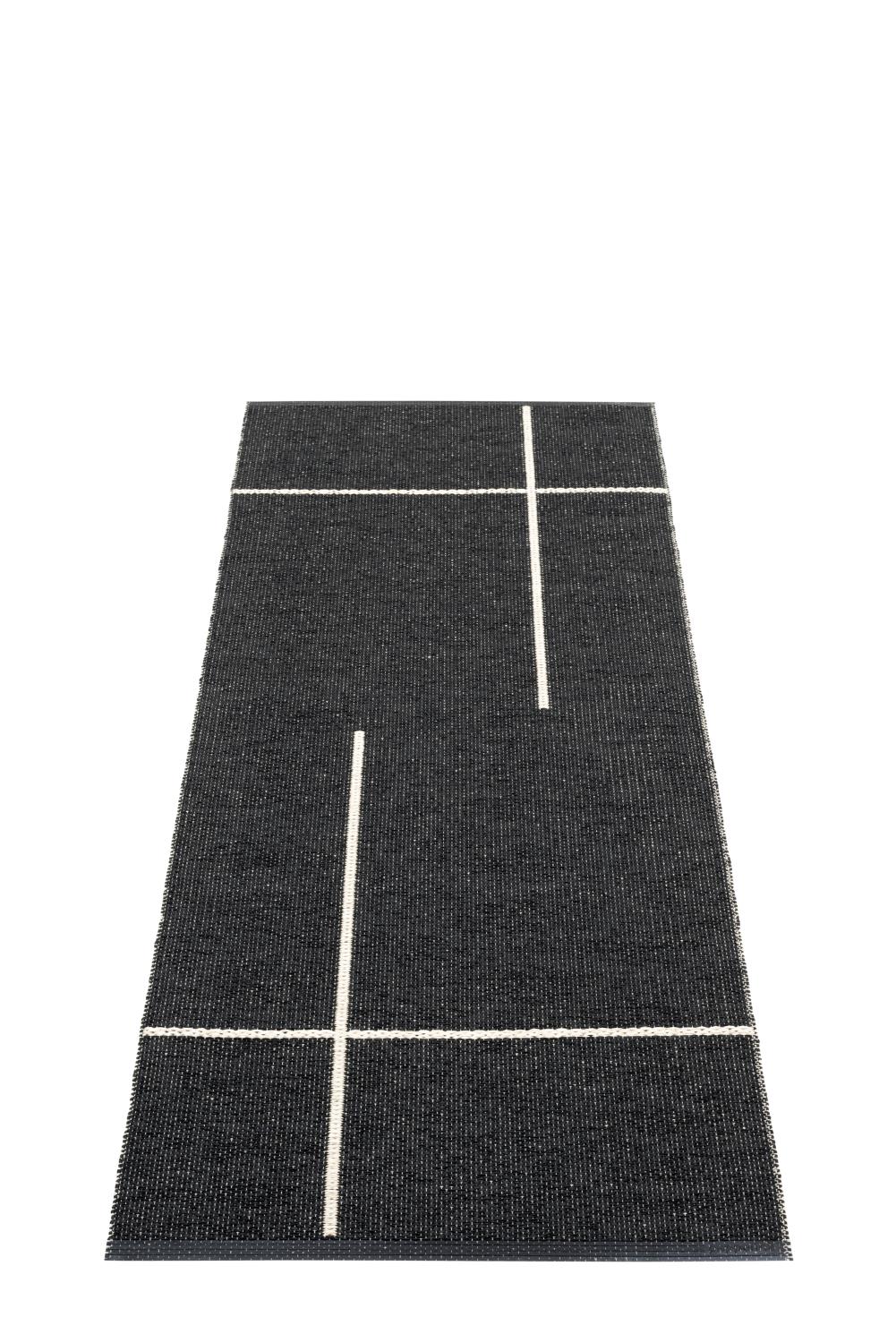 Pappelina - Fred - Black and Vanilla - 70x180 - Konstabel AS