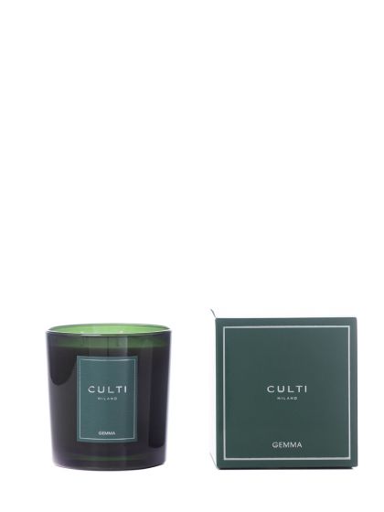Culti Milano Scented Candle Gemma Green 550g - Bond Street Essentials